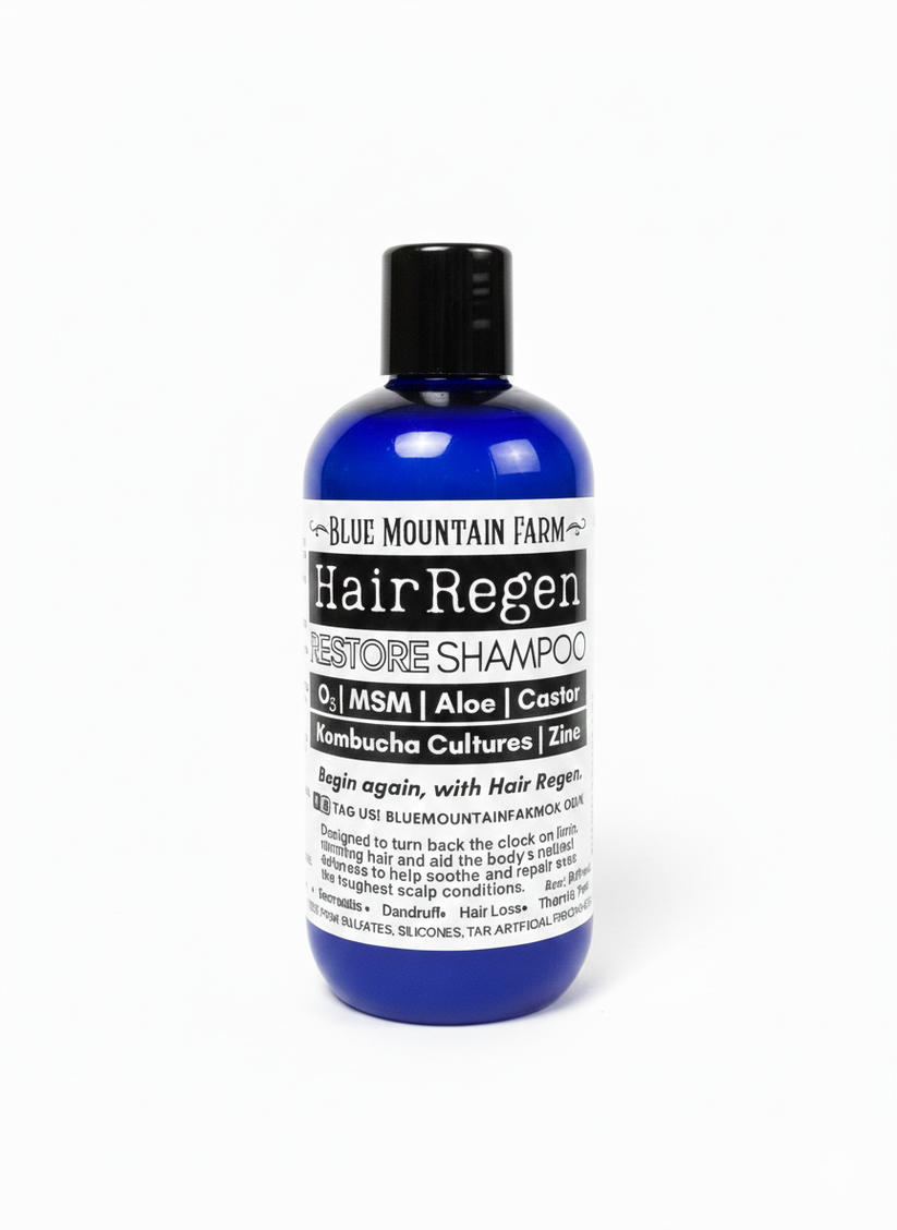 NEW Hair Regen RESTORE Shampoo – Blue Mountain Farm