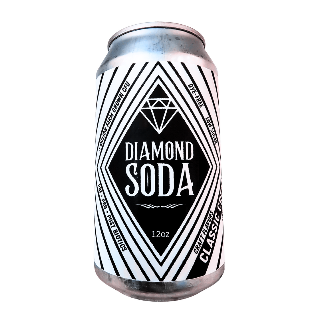 Diamond Soda Prebiotic + Probiotic + Postbiotic Mixed 12-pack – Blue ...